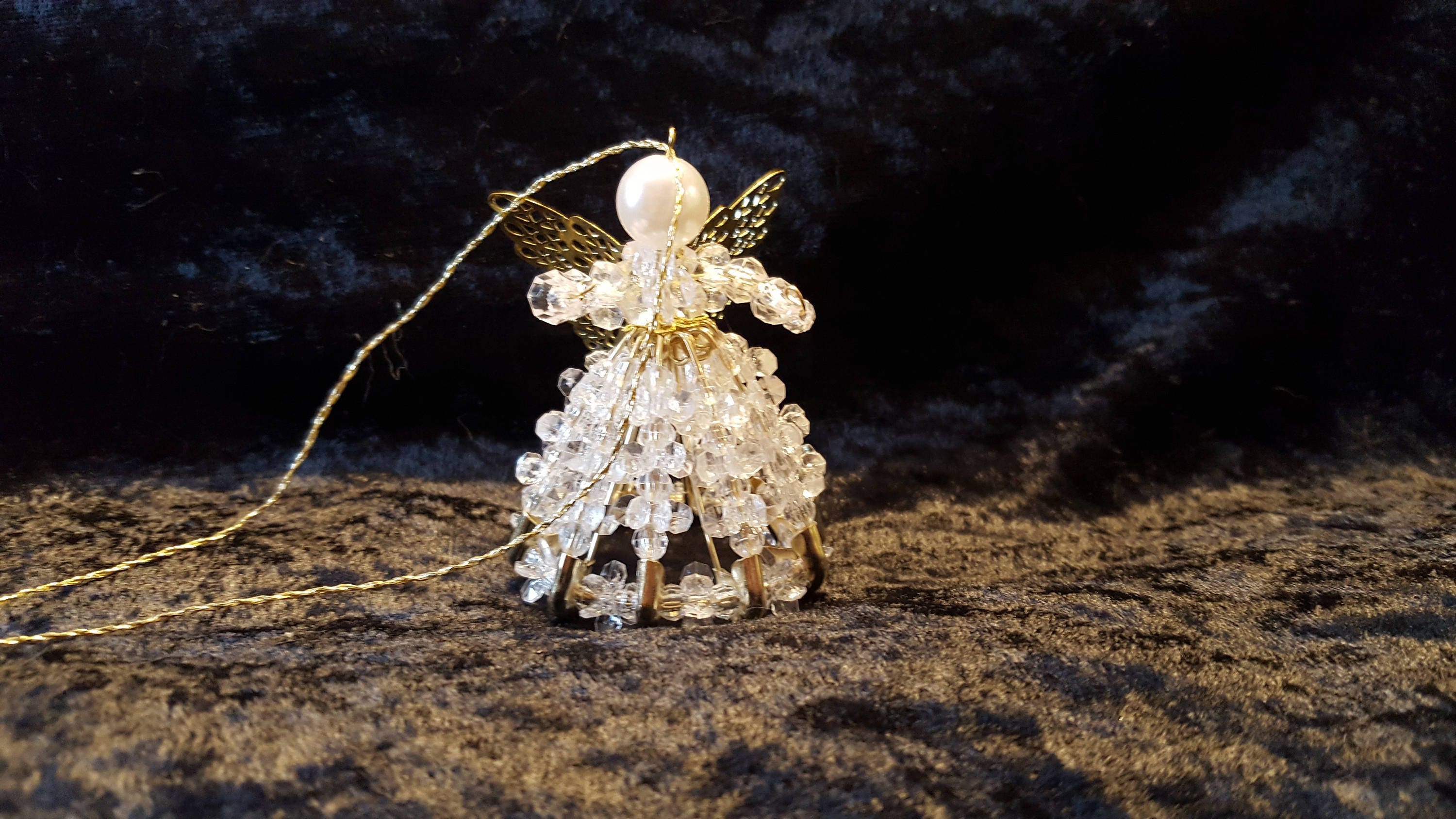 Small Angel Bead Kit 2.5 Inches Tall Ornament Bead Kit NEW - Various ...