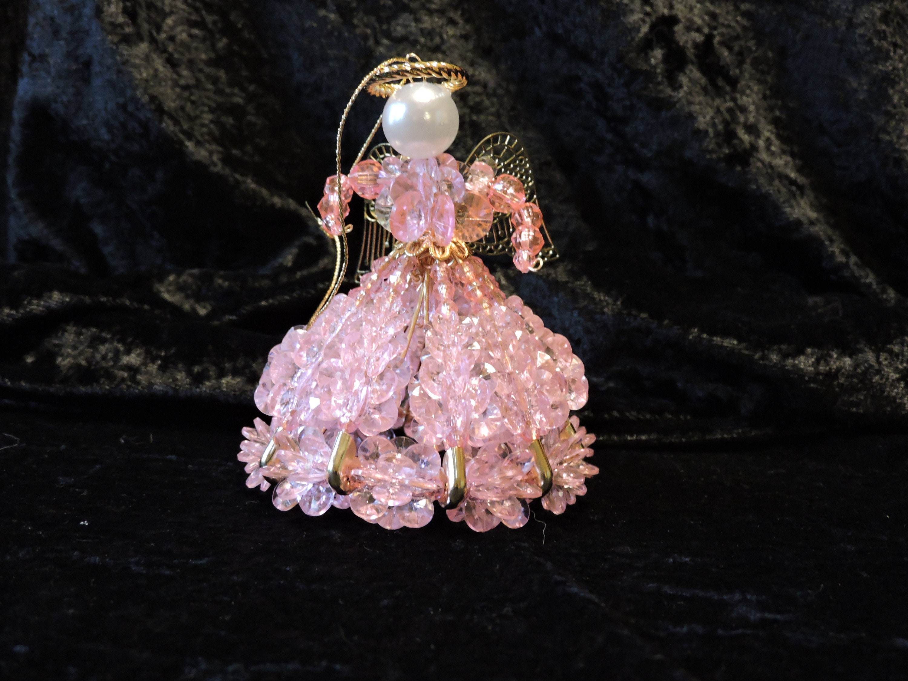 Large Angel & White Bride Bead Kit 5 Inches Tall Ornament Bead Kit NEW ...