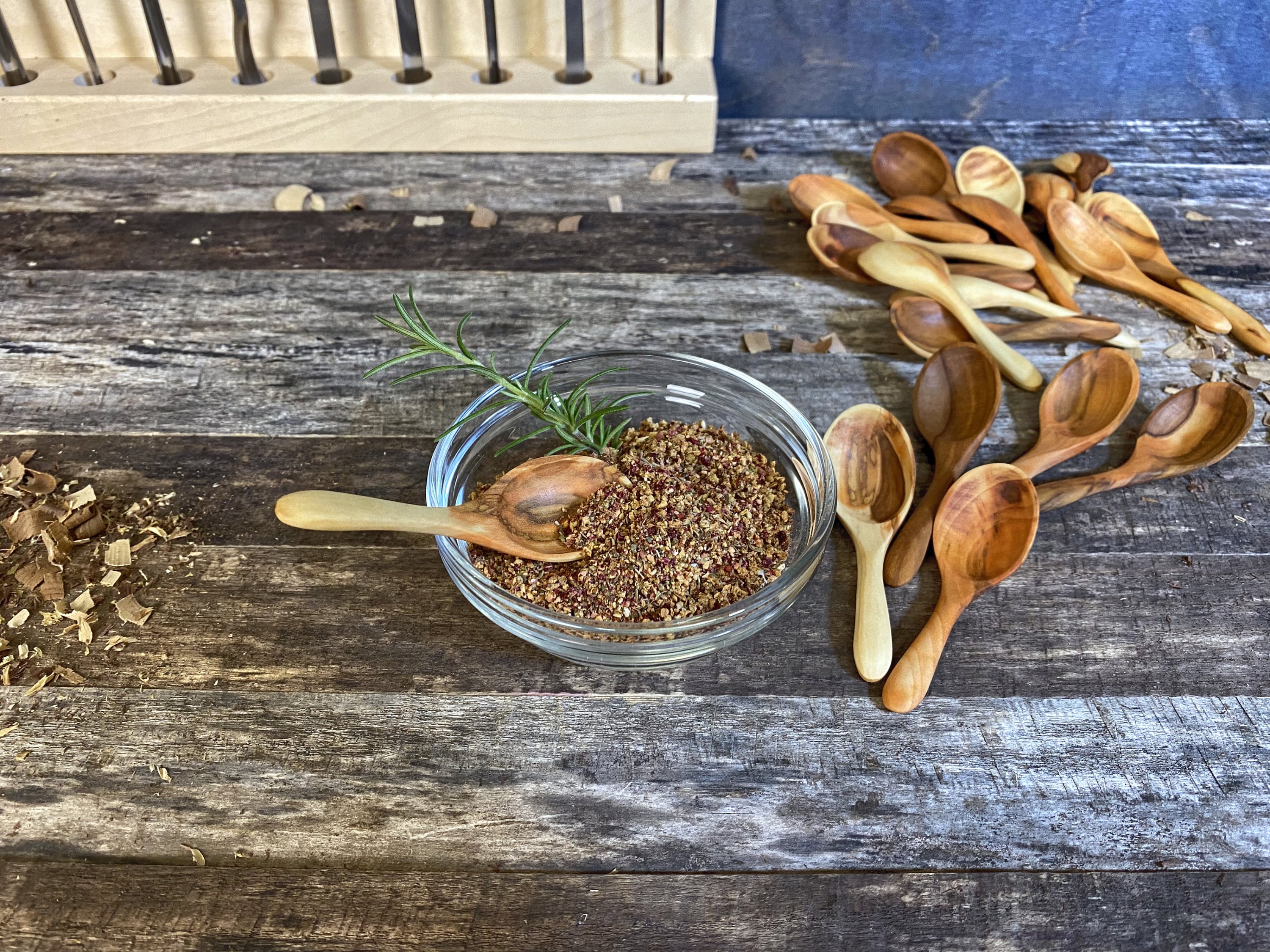 Teething Wood Spoons for Kids First Baby Spoon Apple Wood - Etsy