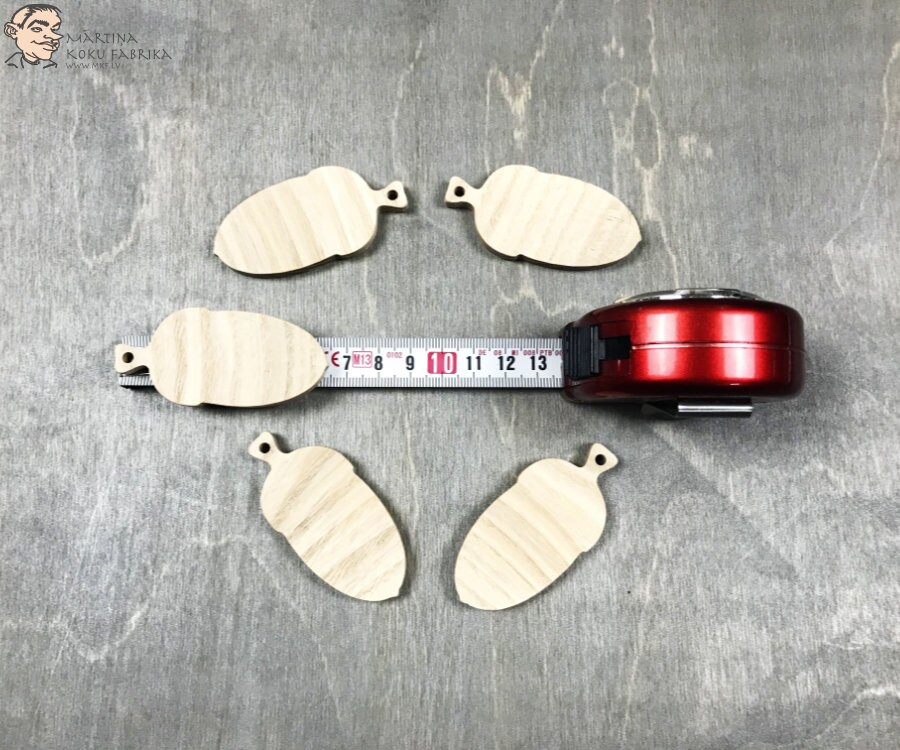 Set of 3 Wooden Acorns Blank Wood Acorns Wood for Crafting - Etsy