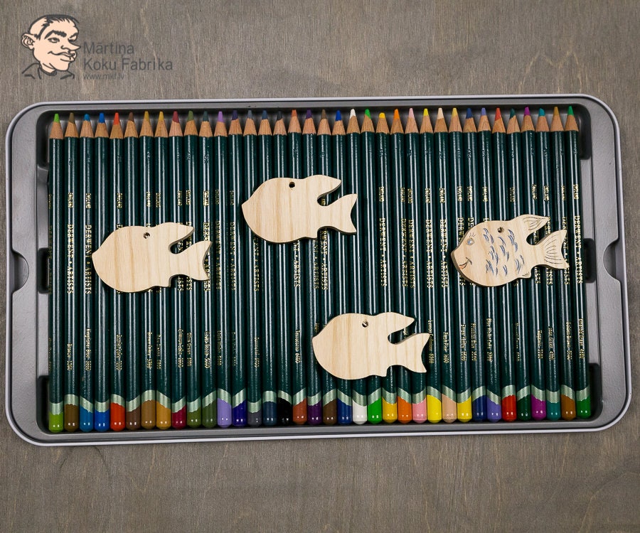 Unfinished Blank Wood Fish Forms Diy Drilled Fish Blanks - Etsy