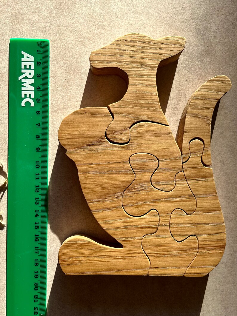 Safari Animal Puzzle Wooden Kangaroo Puzzle Puzzle for Kids - Etsy