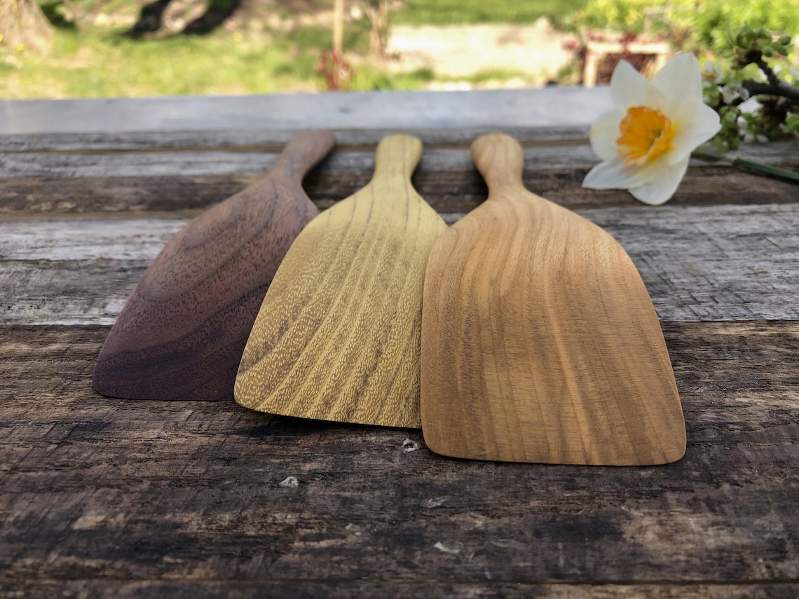 Small Wooden Spatulas Mini Cooking Spatulas Gift for Home - Etsy