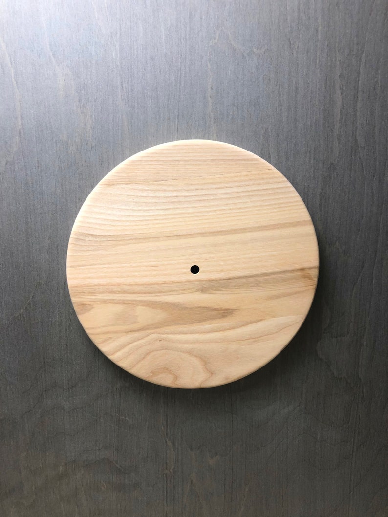Unfinished Wooden Wall Clock DIY Round Wood Clock Blank Wood - Etsy ...