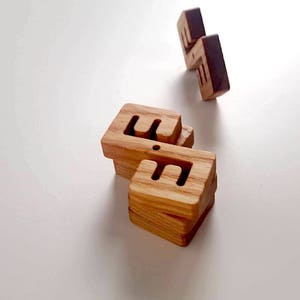 Ancient Pagan Symbol, the Adder Sign, Christmas Tree Decor, Wood Pagan ...