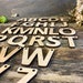 Laser Cut Wooden Letters Numbers Symbols With Holes 2 - Etsy