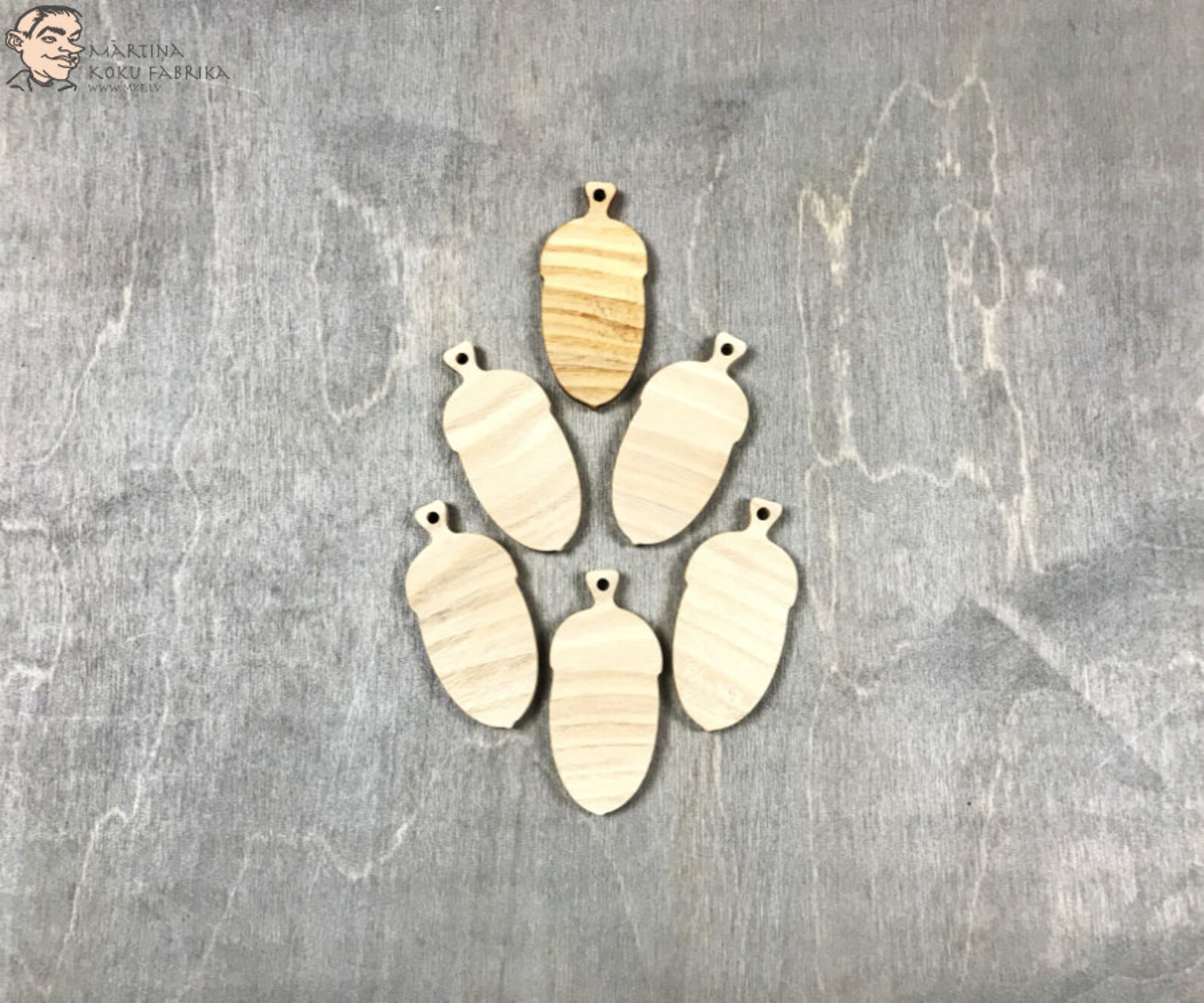 Set of 3 Wooden Acorns Blank Wood Acorns Wood for Crafting - Etsy