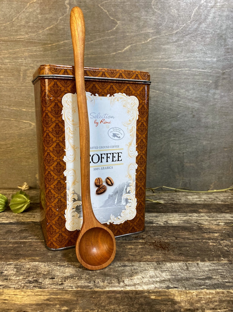 Long Handle Wooden Spoons, Long Spoons for Large Kitchen Containers ...