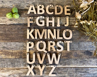 Wood Letters Numbers Custom Laser Cut Capital Lower Case - Etsy