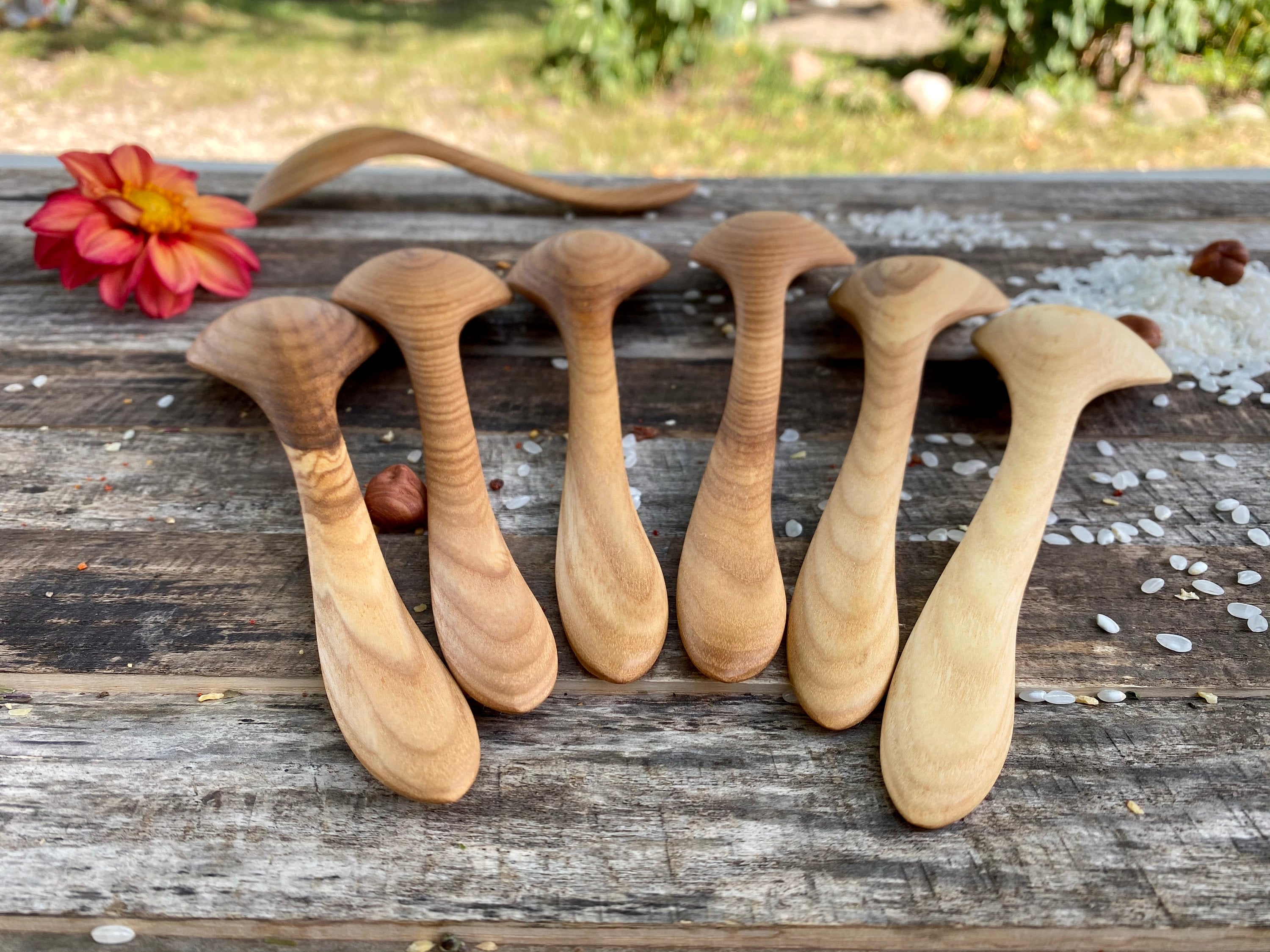 Ash Wood Table Spoon Handmade Wooden Soup Spoons Reusable - Etsy