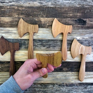 Wooden Butter Knife, Wood Hatchet, Mini Wooden Axe Toy, Kitchen Natural ...