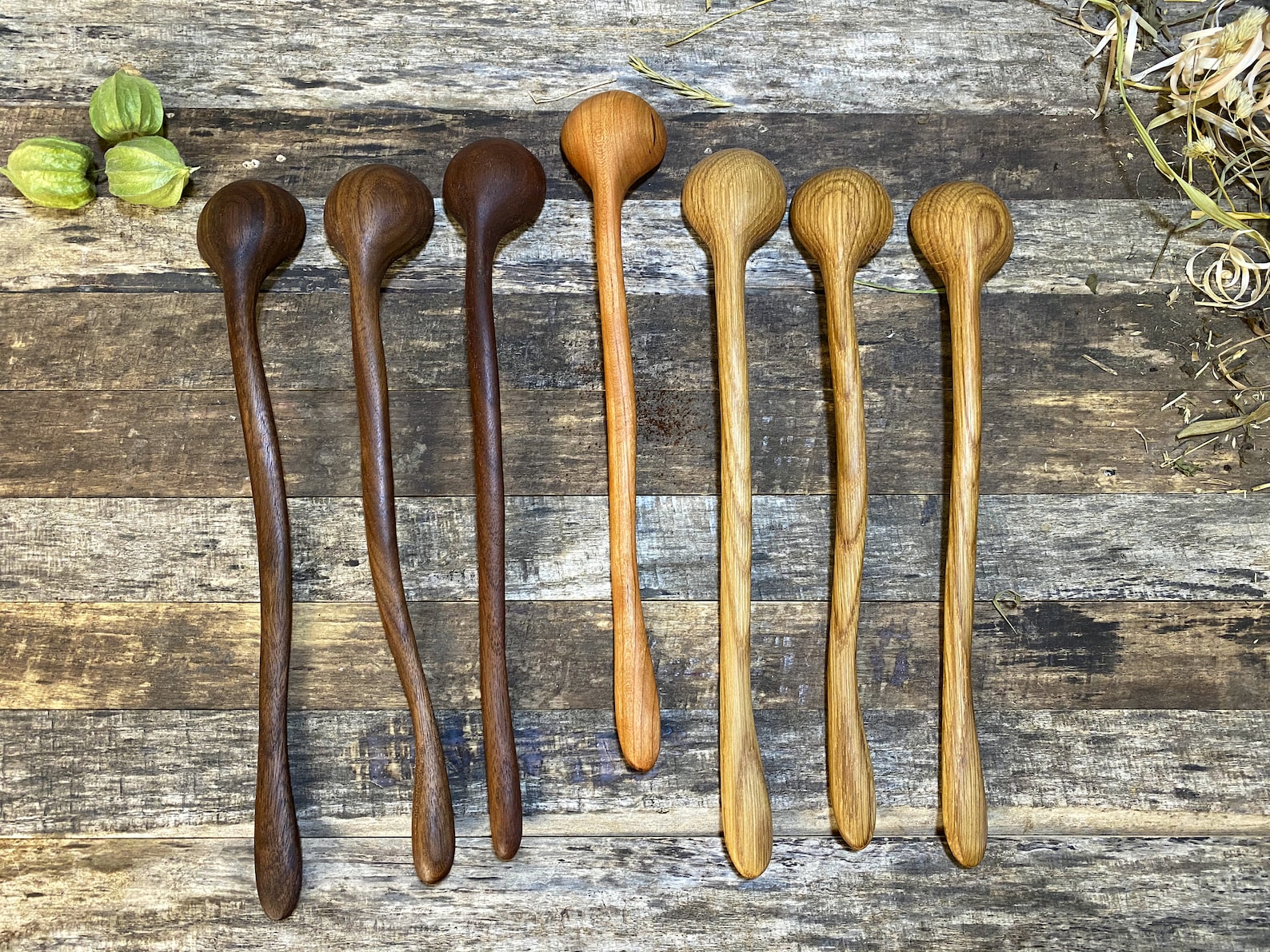 Long Handle Wooden Spoons Long Spoons for Large Kitchen - Etsy