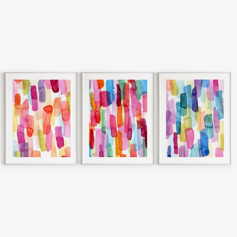 Bright Wall Art - Etsy