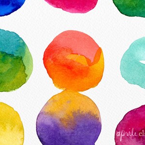 Bright Wall Art Vibrant Watercolor Painting Printable - Etsy