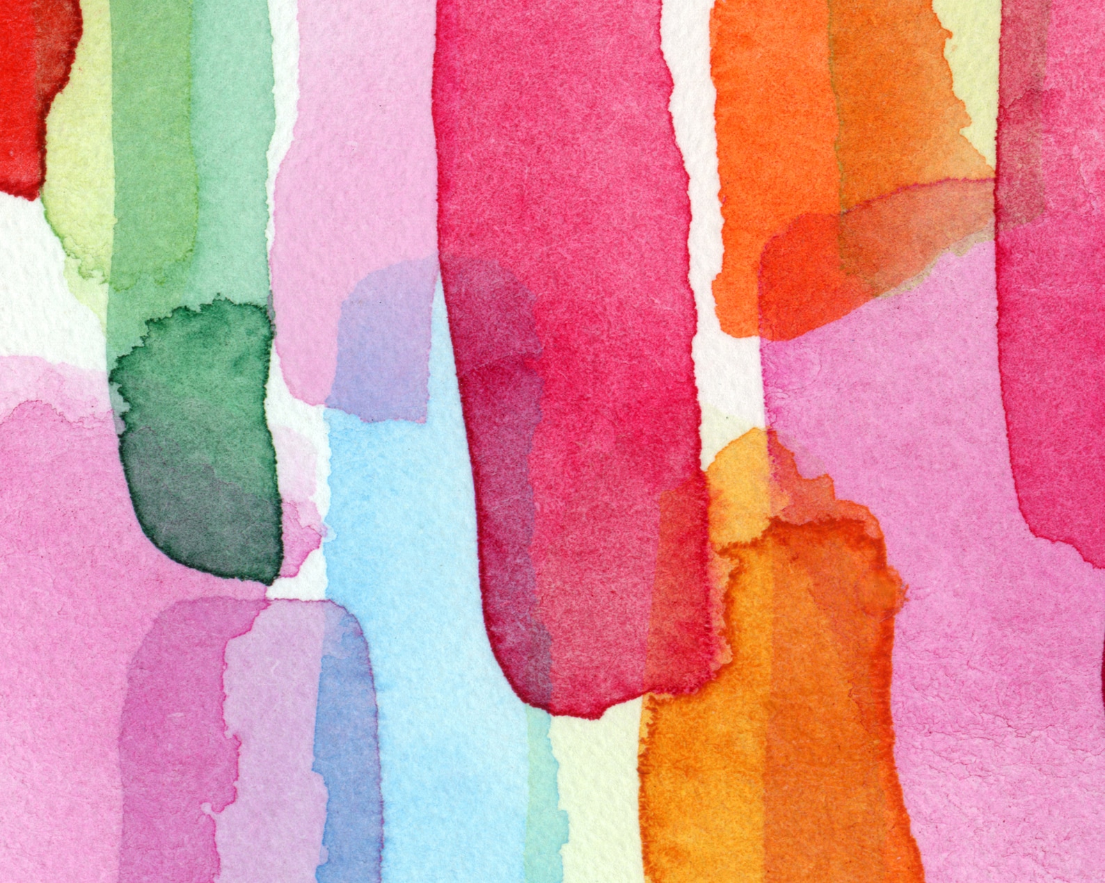 Bright Watercolor Prints Colorful Wall Art Printable - Etsy
