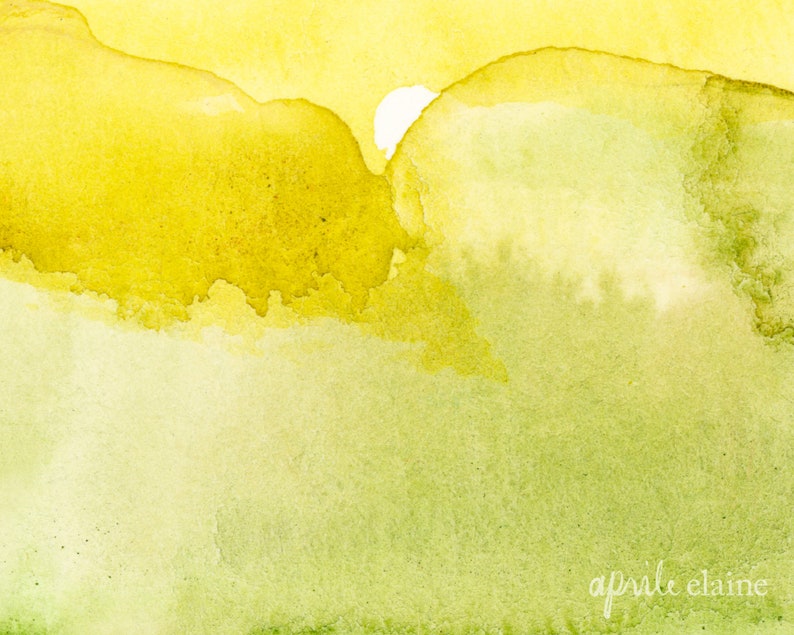 Set of 3 Prints Bright Color Watercolor Prints Downloadable | Etsy