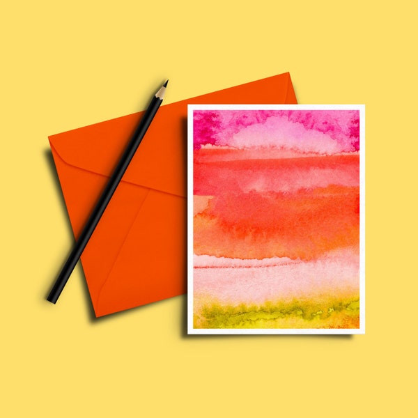 Bright Color Card - Etsy
