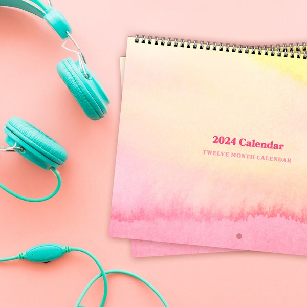 Colorful Calendar - Etsy