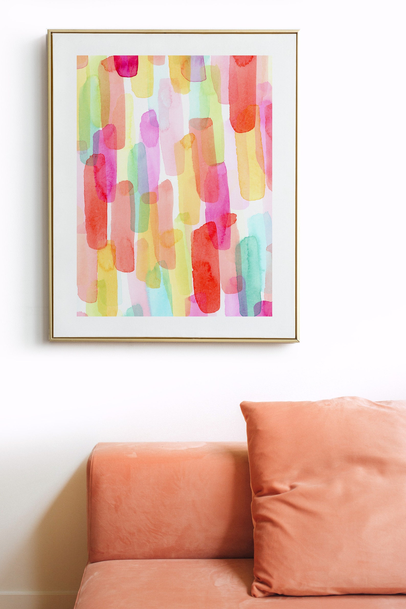Bright Wall Art Prints Colorful Rainbow Artwork Bright - Etsy
