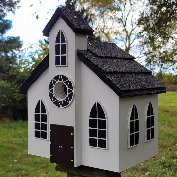Church Bird House - Etsy