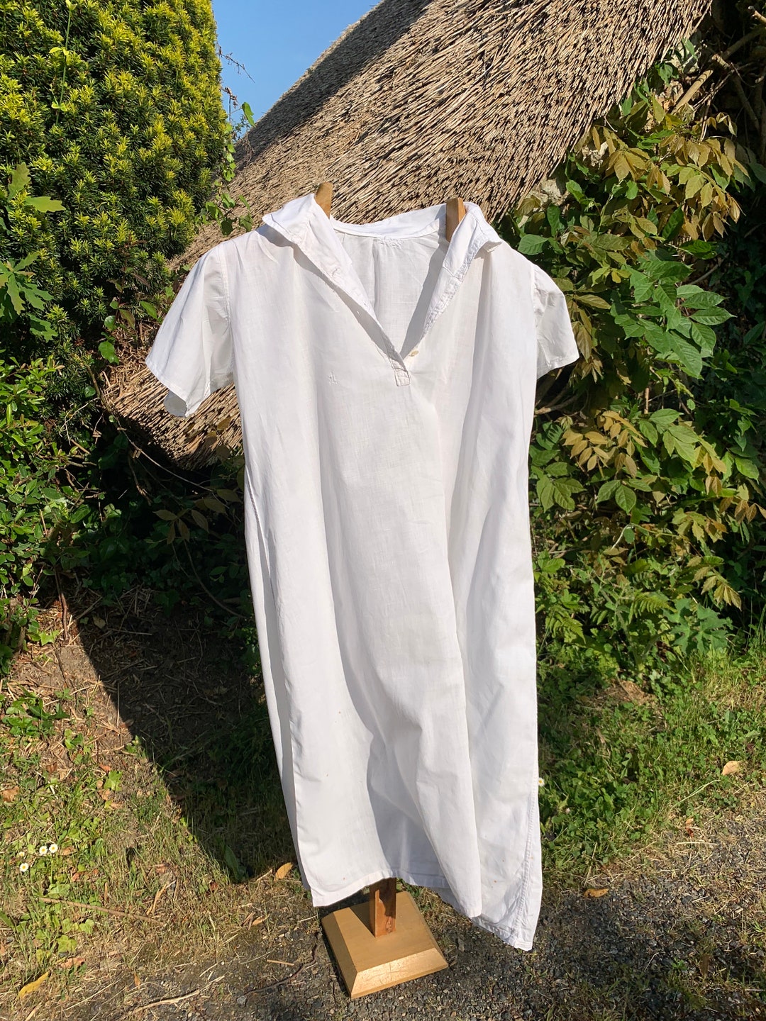 Antique French Linen Smock French Farmer Peasant - Etsy