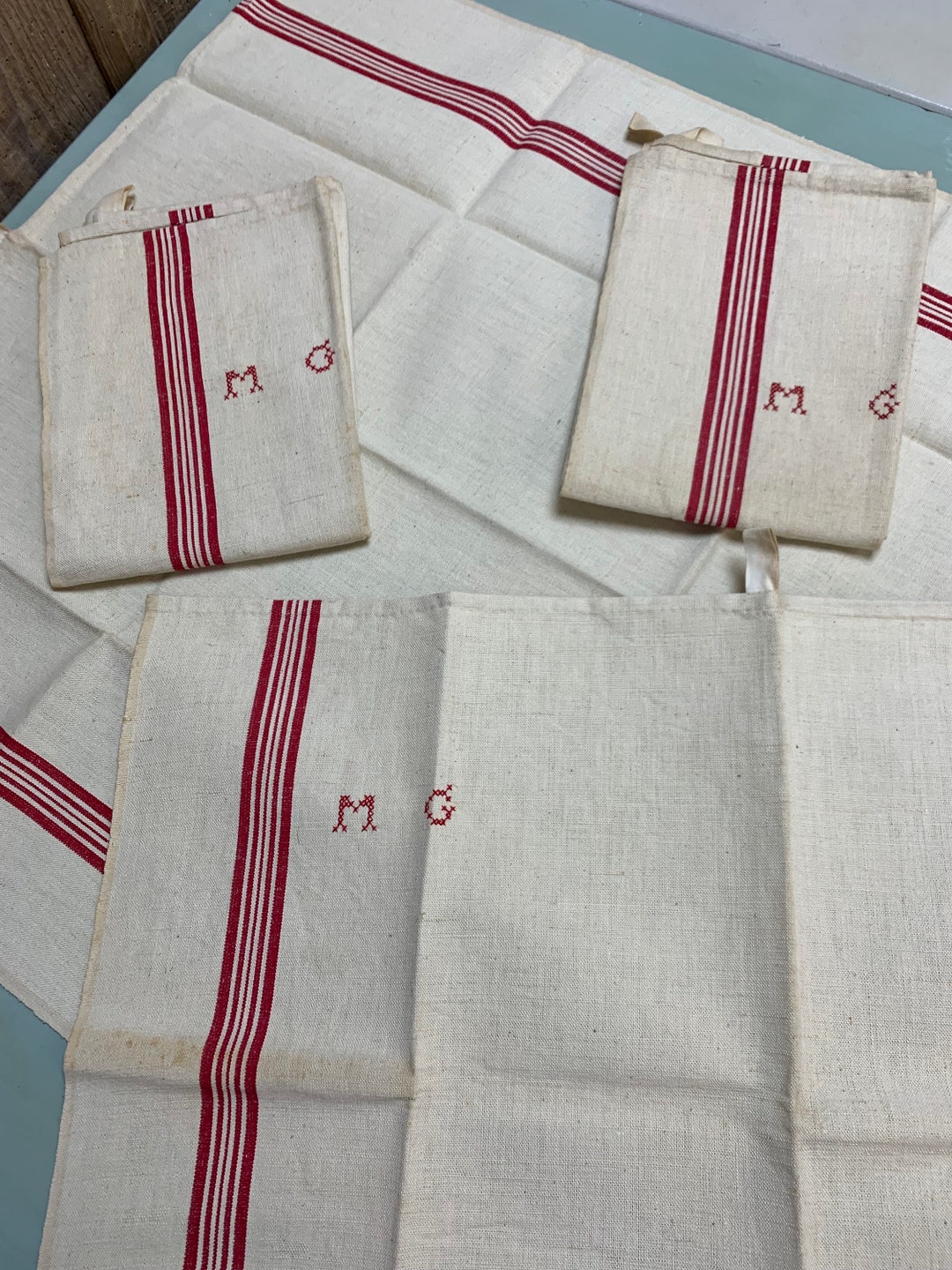 French Torchon Tea Towel French Cuisine , French Linen, French Kitchen ...