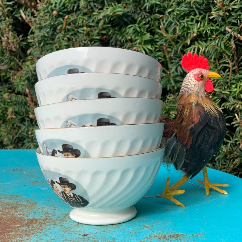 French Coffee Bowls - Etsy