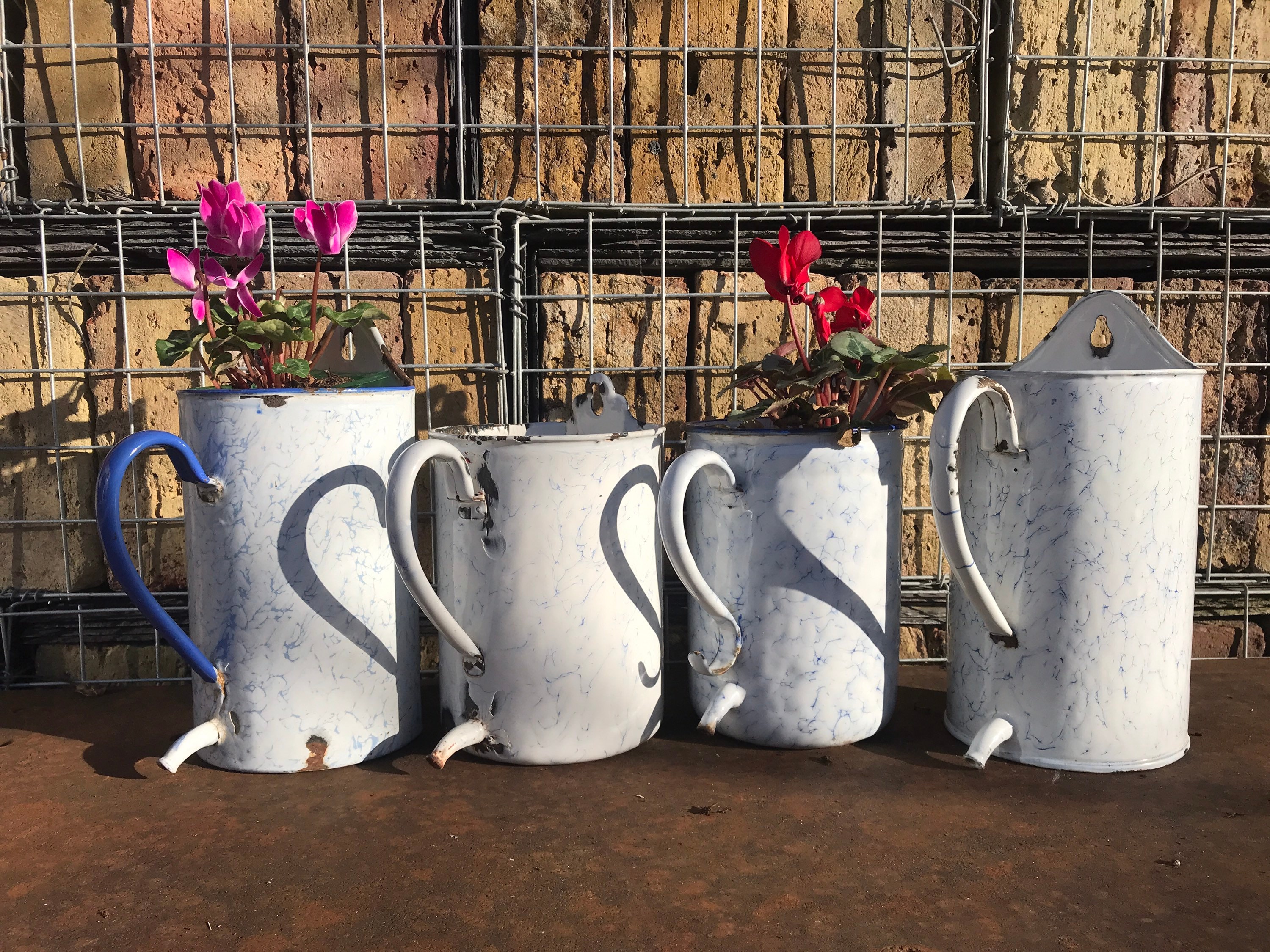 Enamel Irrigation Jug Planter - Etsy