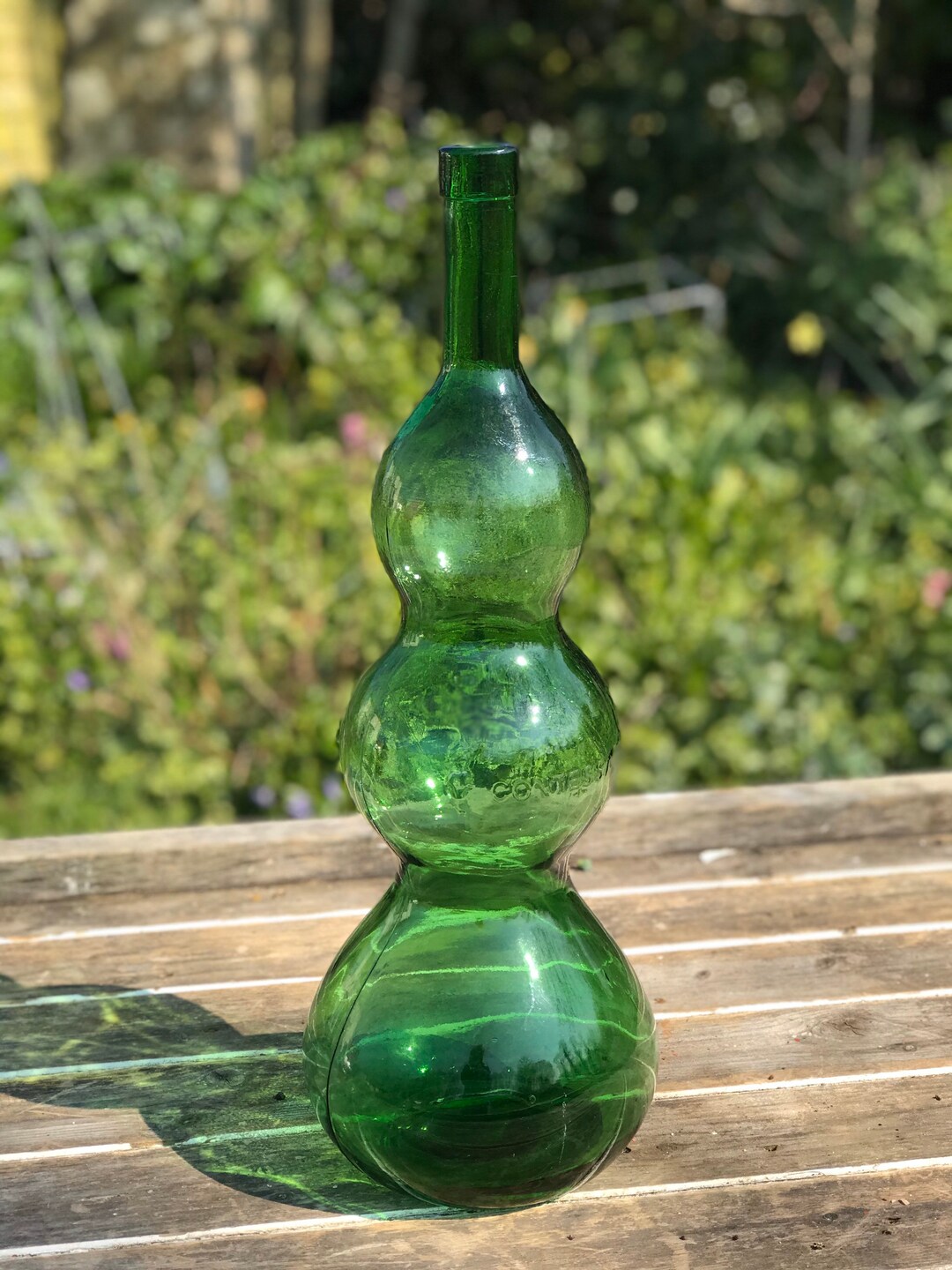 Vintage Green Bottle Contessa Bottle - Etsy