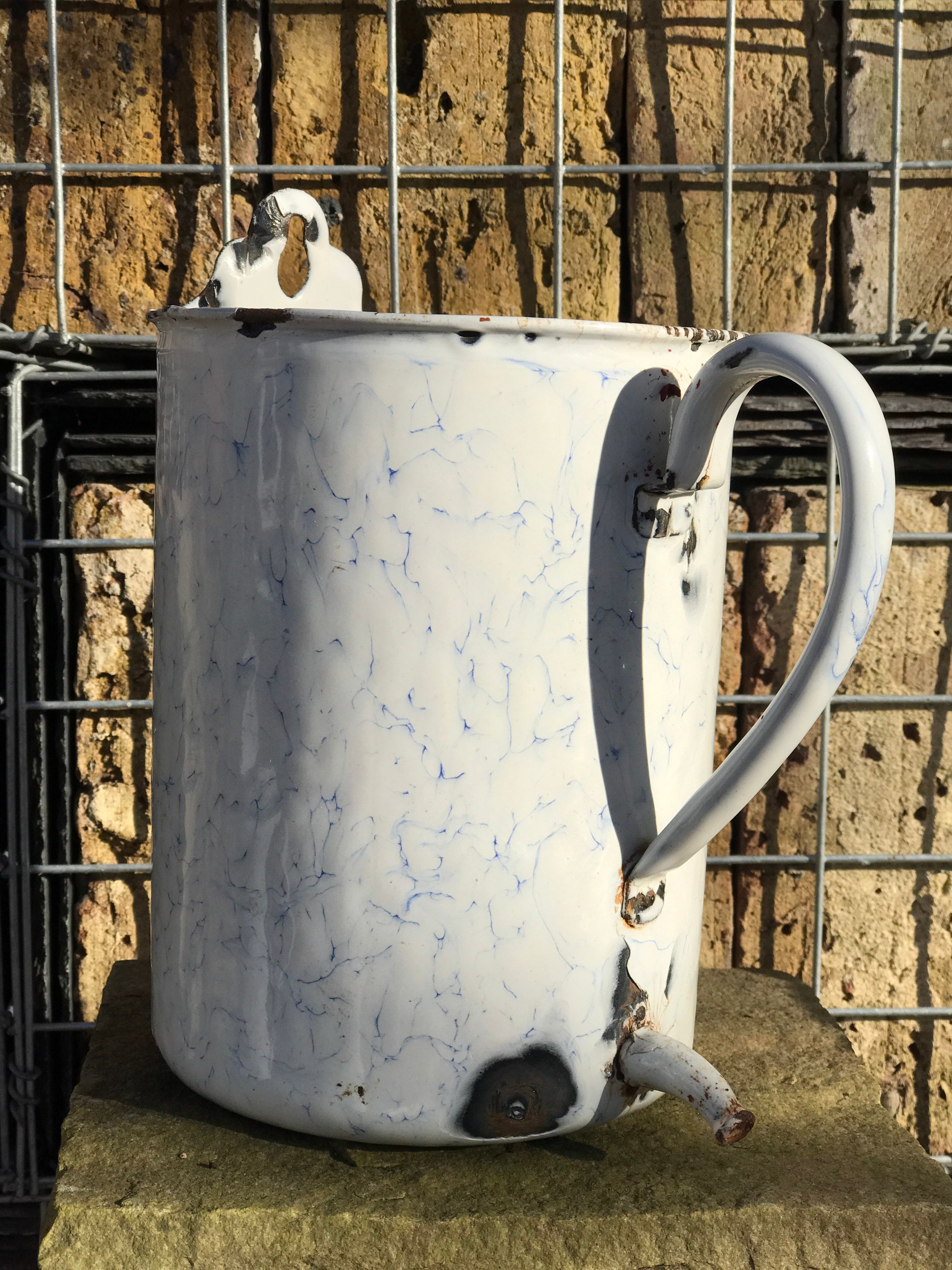 Enamel Irrigation Jug Planter - Etsy