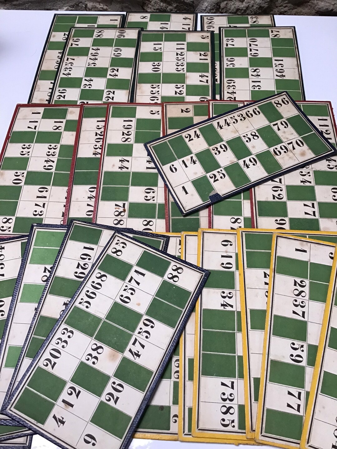 Vintage Bingo Cards Vintage Game - Etsy