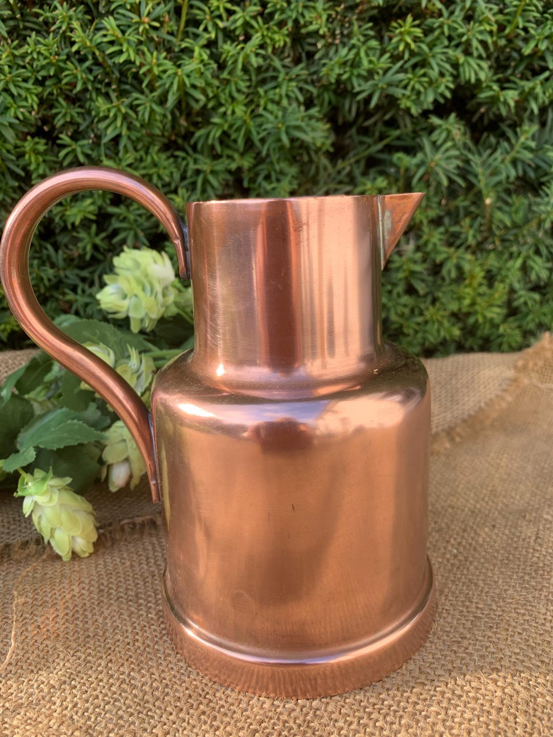 Vintage Copper Jugs Set Vase Utensil Store ,french Copper Cuisine ...
