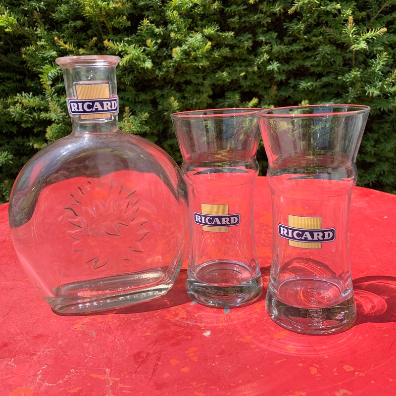 Ricard Jug and Glass Set - Etsy UK
