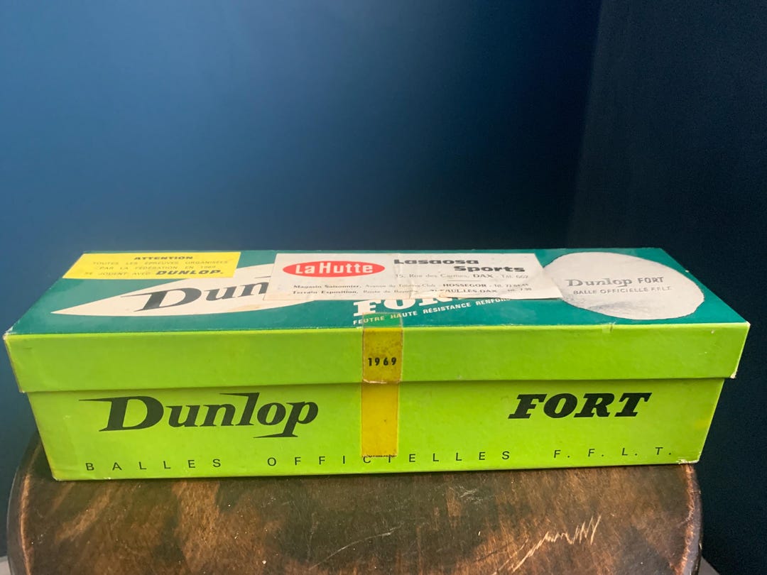 Dunlop Tennis Ball Box Vintage - Etsy