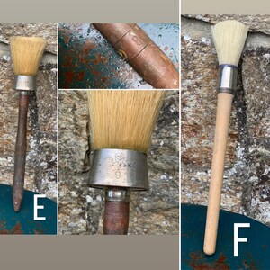 Vintage Paint Brush French Artist Horse Hair Brush - Etsy