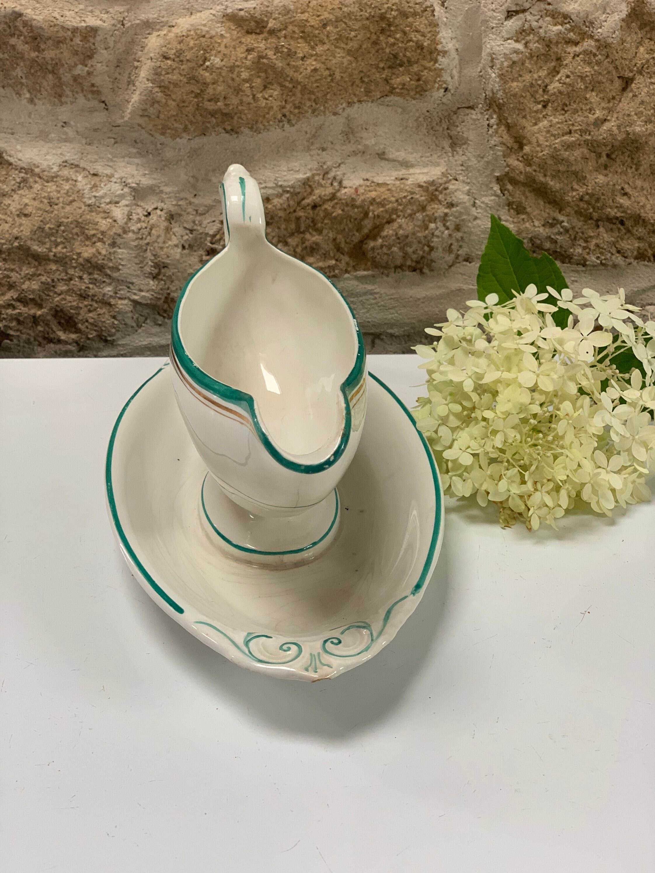 Porcelain French Saucier Jug Vintage - Etsy