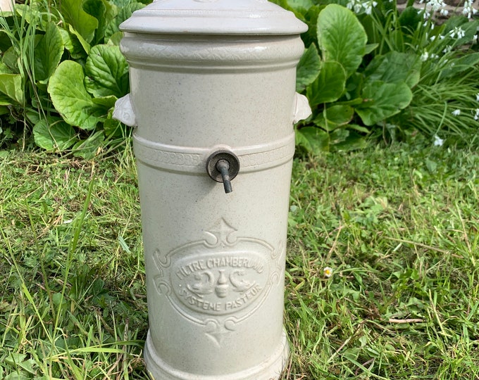 Stoneware Water Filter Jar French System Pot - Etsy