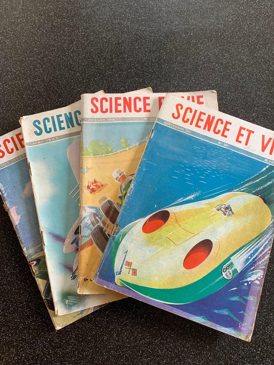 Vintage Science Magazines Pair - Etsy