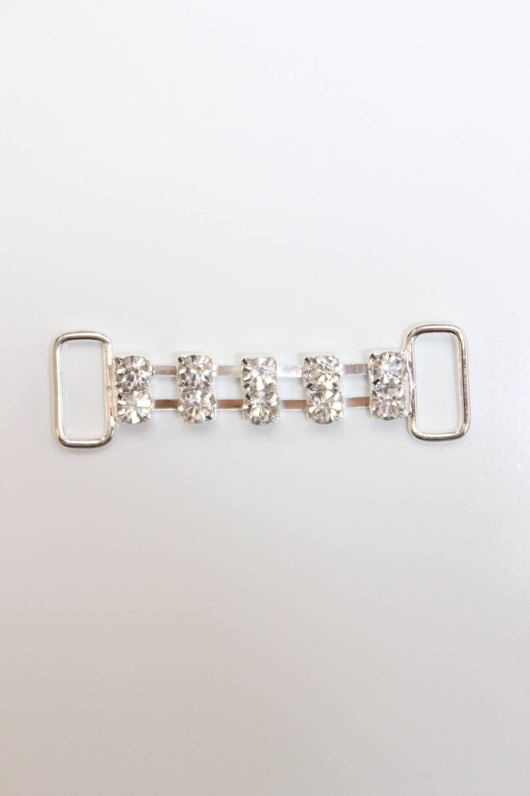 Double Rhinestone Chain Connector, Crystal Clear Set of 2/ready to Ship ...