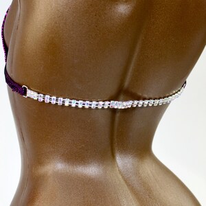 Double Crystal Clear Bra Back Rhinestone Connector Back Strap Sewing Supplies Custom Bikini Strap Rhinestone Back Strap Etsy UK