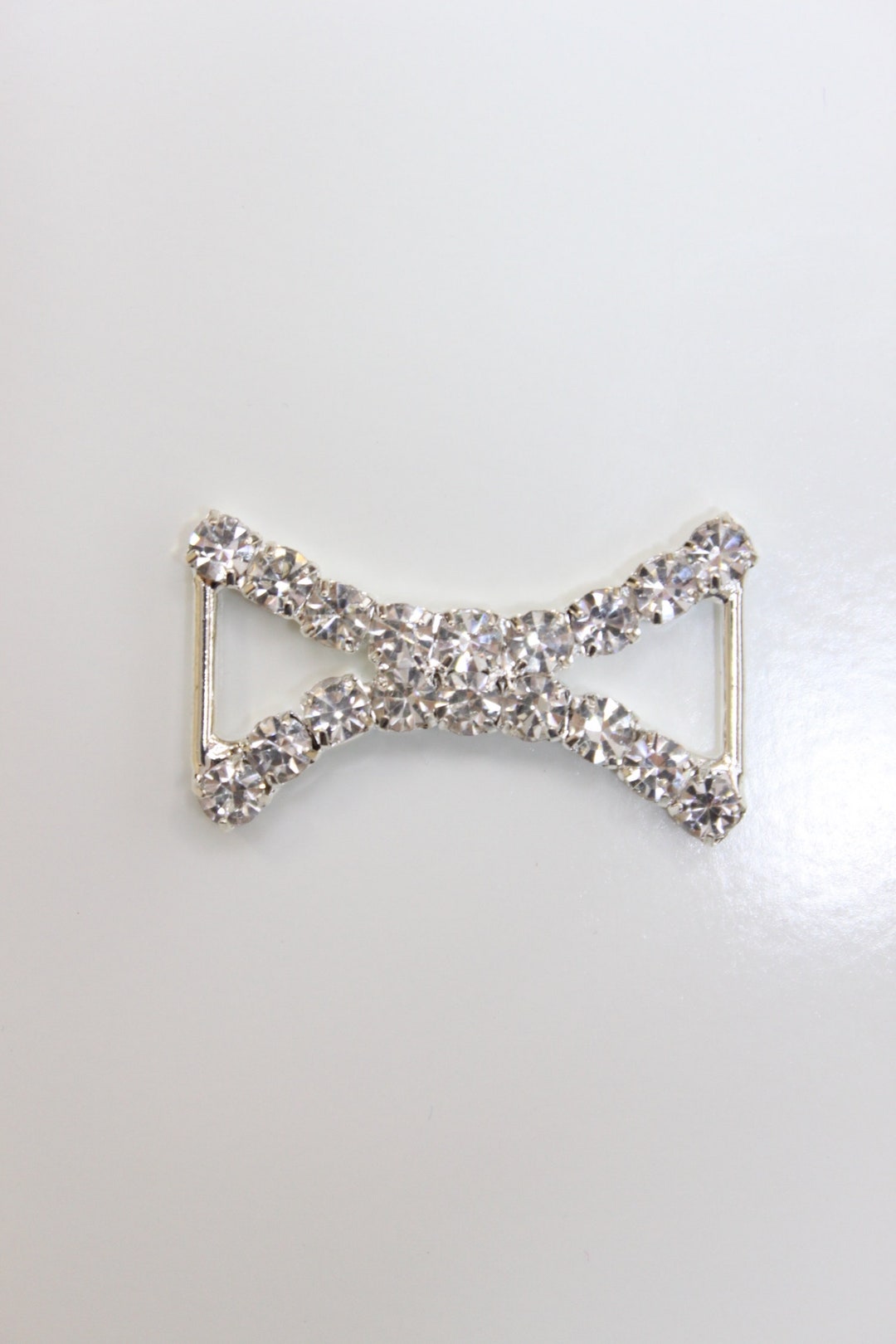 Curved Line Bow Connector, Set of 2/ Ready to Ship / Bikini Connector ...