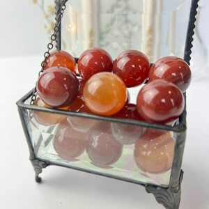 Mini Carnelian Spheres, Crystal Sphere, Red Orange Crystals, Agate Ball, Healing Crystals ...