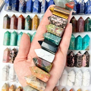 Mini Crystal Tower, Crystal Point, Tiny Crystals, Pocket Stone, You ...