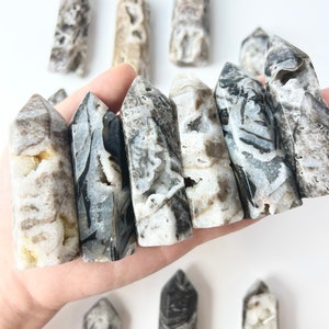 Druzy Sphalerite Towers, Crystal Point, Sparkly Minerals, Stone Vugs ...