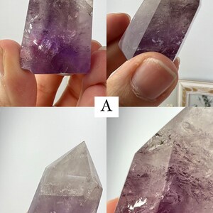 Smoky Brazilian Amethyst Points, Crystal Tower, Purple Crystals ...