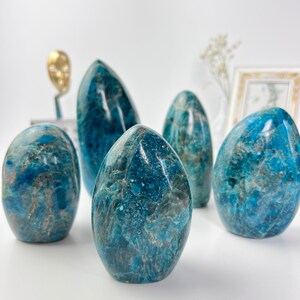 Blue Apatite Freeforms, Apatite Free Form, Blue Crystals, Natural ...