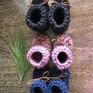 Suede Leather Soles With Crochet Bootie Pattern // Precut Soles for ...