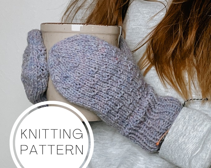 The Basic Mitten Knitting Pattern (PDF) - Etsy Canada