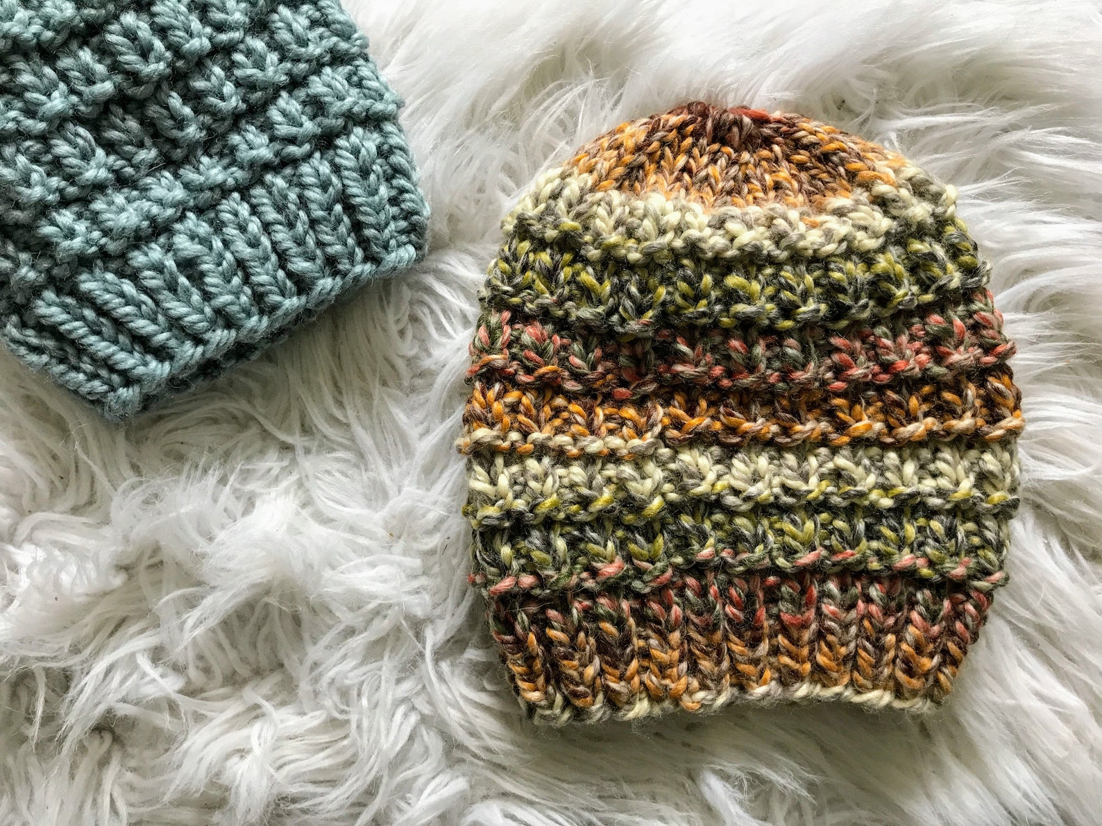 THE RIDGE BEANIE // Infant to Adult Knitting Pattern Womans | Etsy Canada