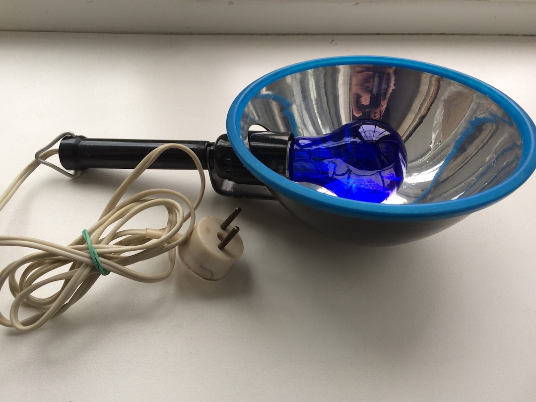 Lamp, Infrared Reflex Therapy, USSR, Vintage, Blue Lamp, Soviet ...